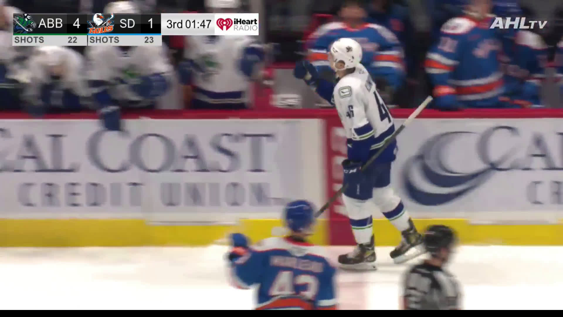 22G26 - GOAL - ABBOTSFORD - 5-1 Canucks Klimovich