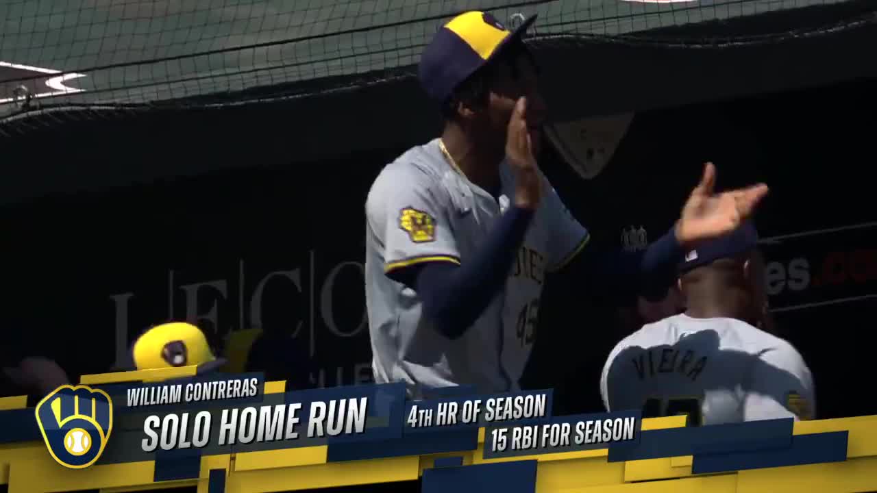 Watch MLB - William Contreras clobbers the second pitch of the ballgame. 😮‍💨 | Streamable