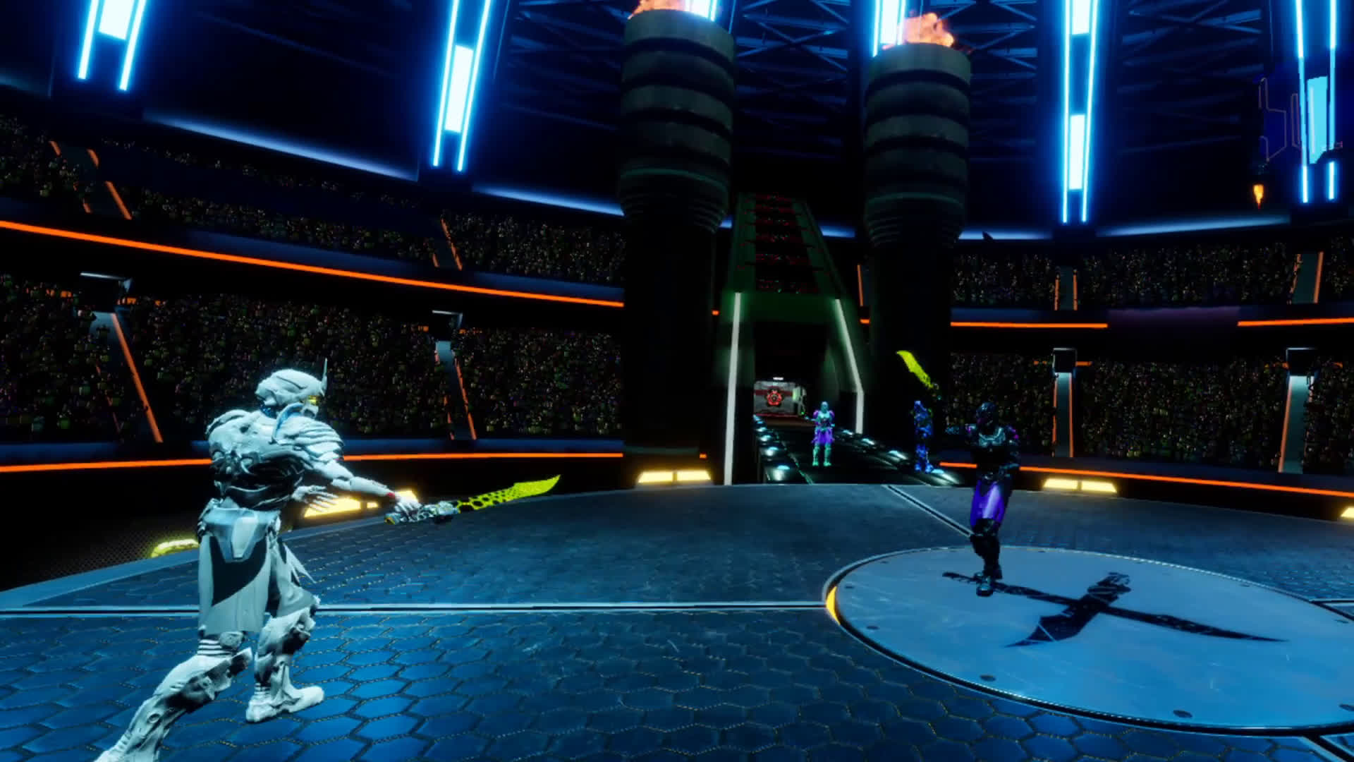 hollywood vs Phantom 1v1 swords