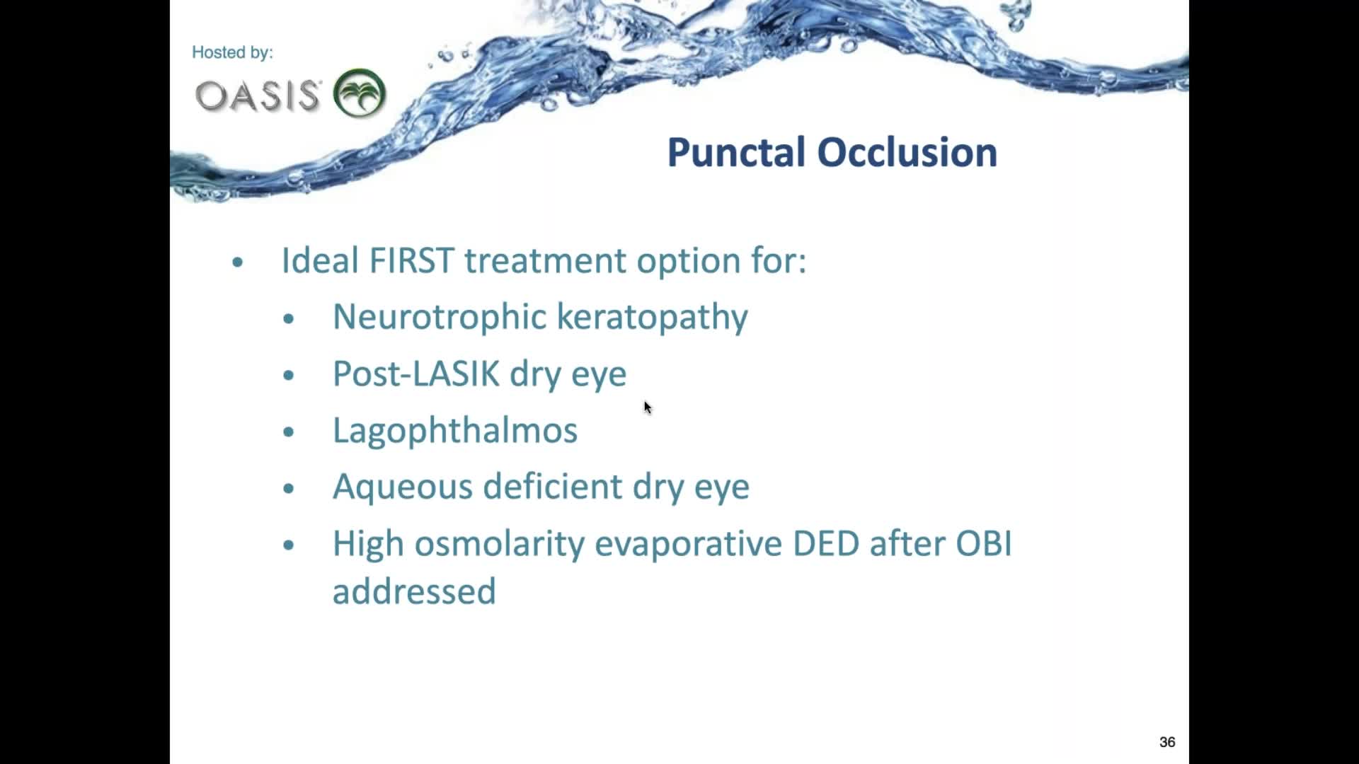 Watch Punctal Occlusion: Expand Your Knowledge, Your Protocols, & Your ...