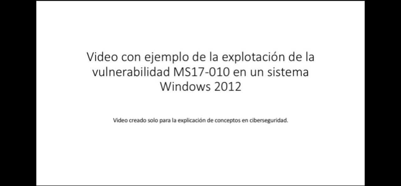 Video Ms17 010 1
