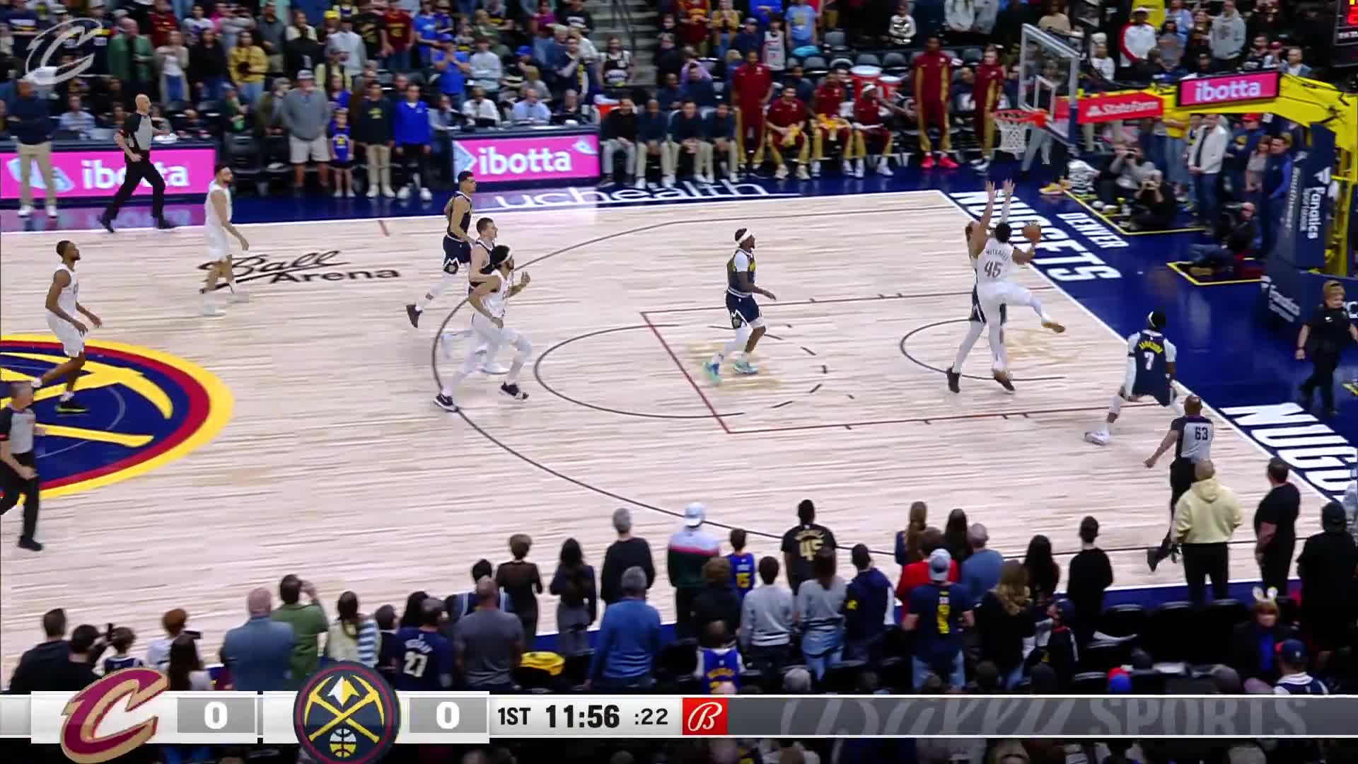 Watch Cleveland Cavaliers - Spida wasted NO time. 🤯 @spidadmitchell | #LetEmKnow | Streamable