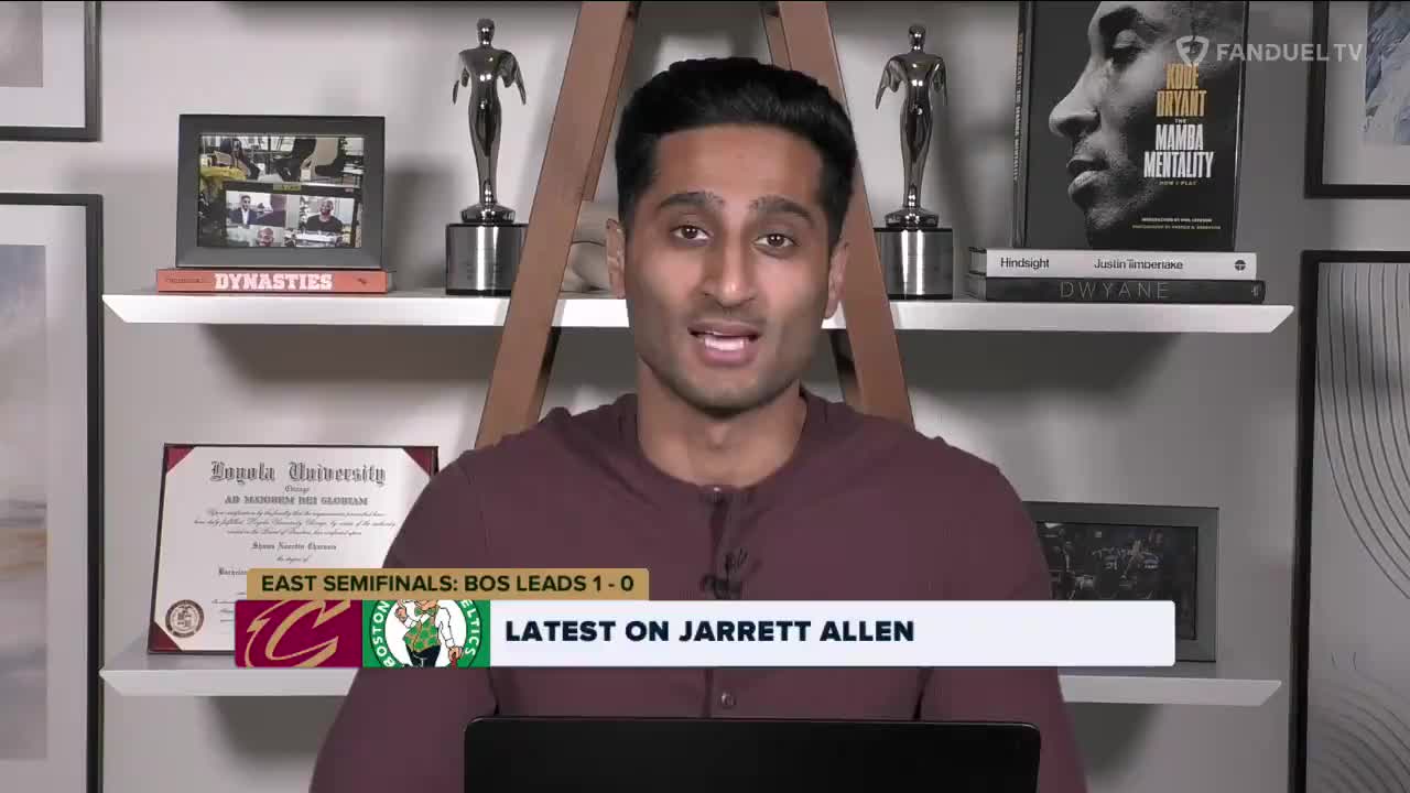 Watch [Charania] - "[Jarrett Allen] hasn't been feeling comfortable at all with that rib ...