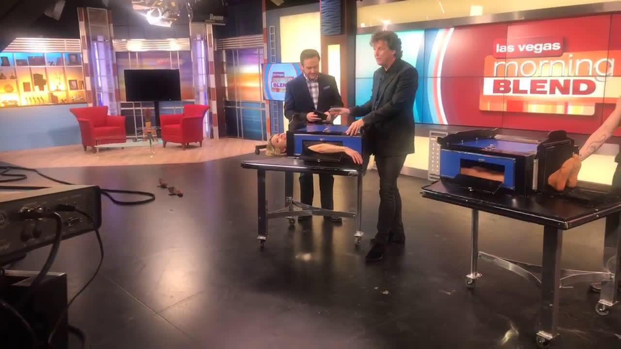 Thin Model Sawing in Half BTS - Greg Gleason with JJ Snyder