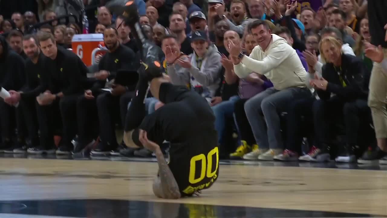 [Highlight] Jordan Clarkson nails a deeeep three for a potential 4-pt play