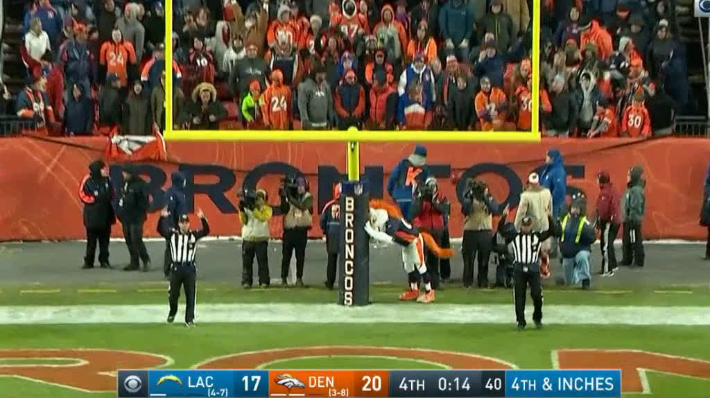 Week 13 2019 - Michael Badgley 46-yard field goal make