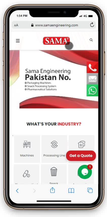 sama logo and product images