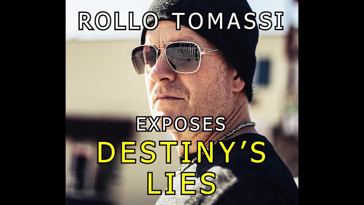 Rollo Tomassi EXPOSES Destiny's Dark Past full of Lies, Deceit and Hatred