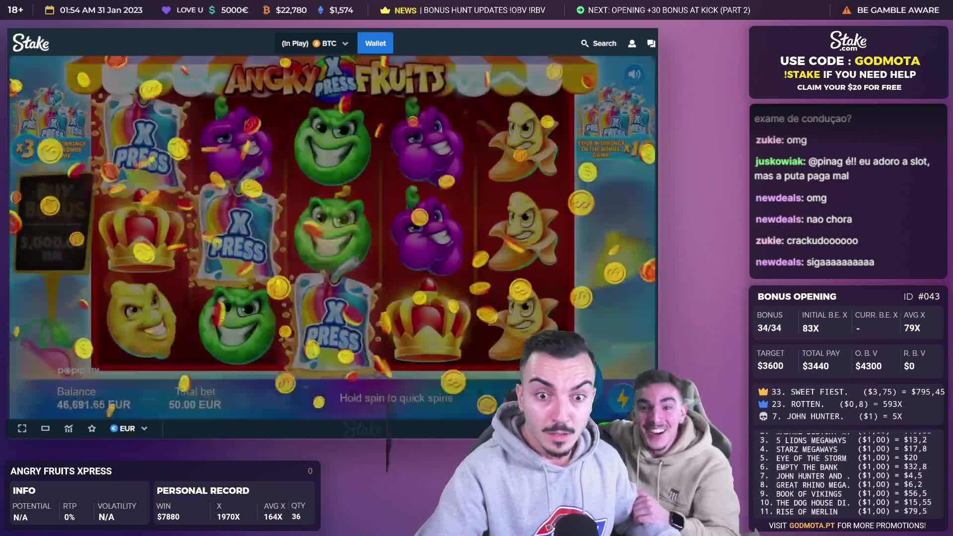 50K Angry Fruits Xpress