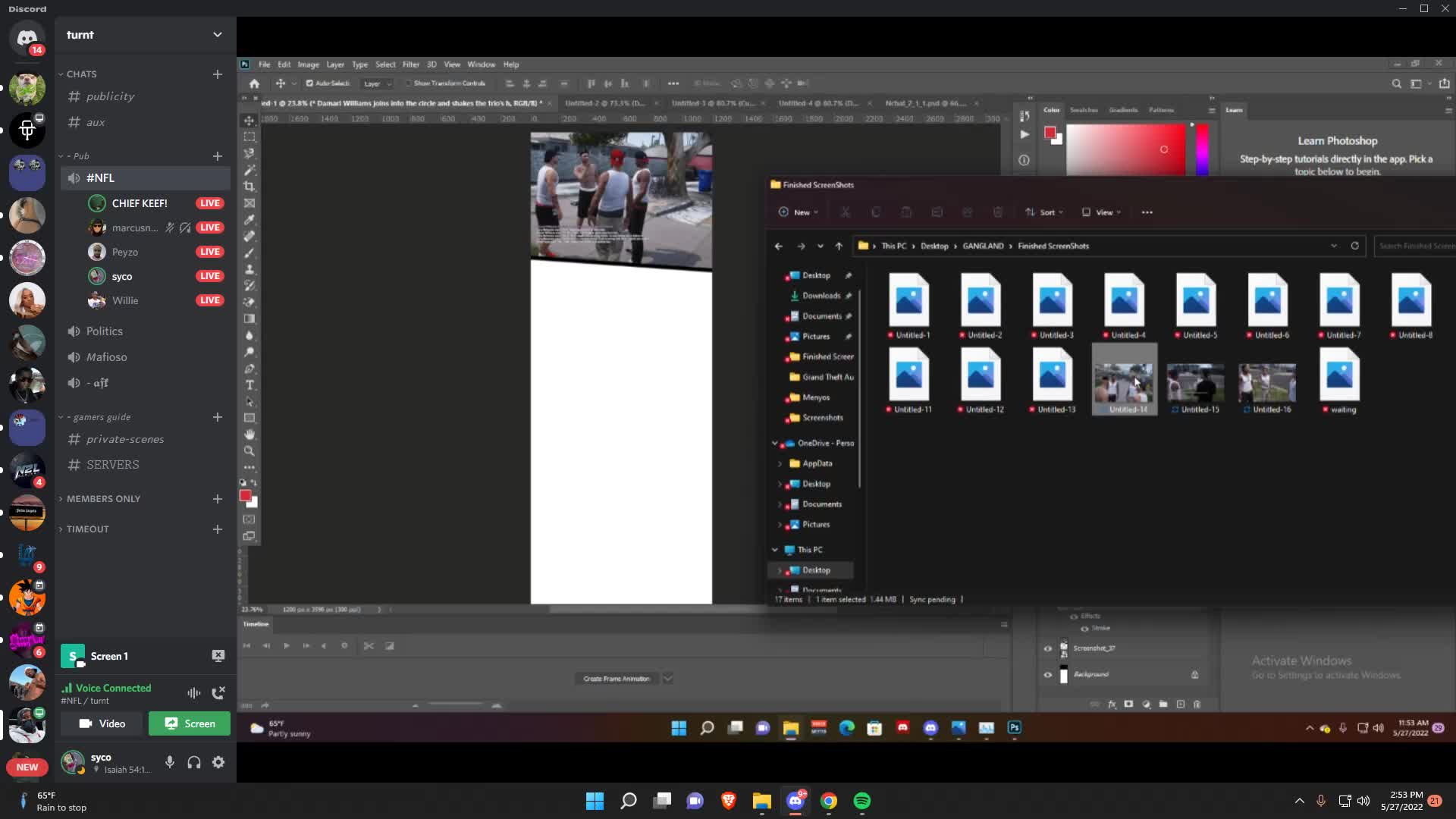 Watch how to make layered screenshots | Streamable