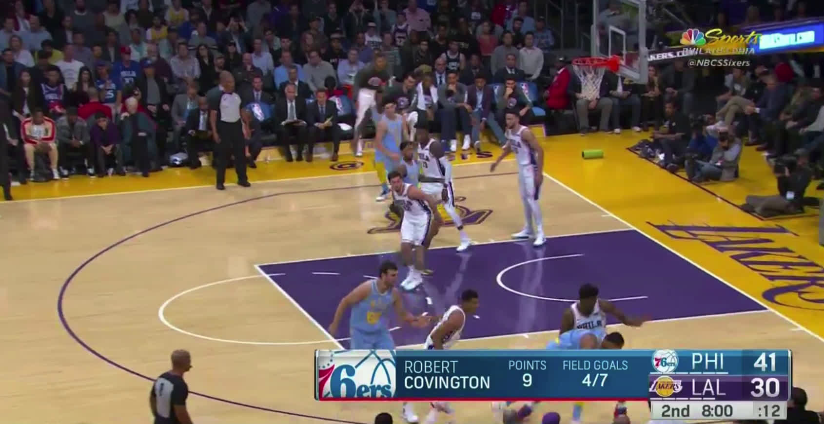 embiid rotations LAL