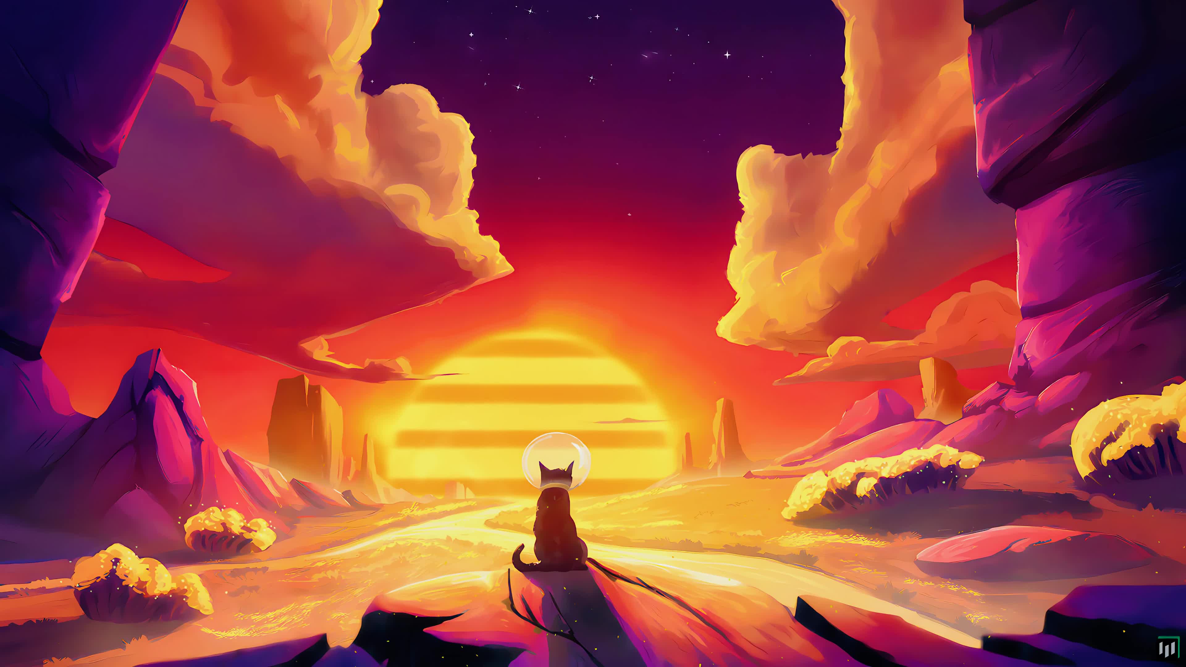 Watch Astrocat Live Wallpaper | Streamable