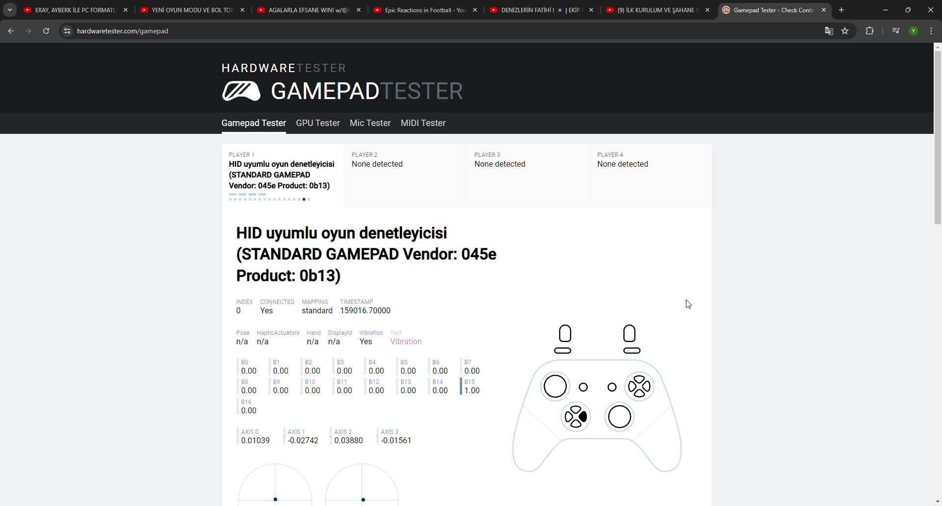 Watch Gamepad Tester - Check Controllers and Joysticks Online - Google ...