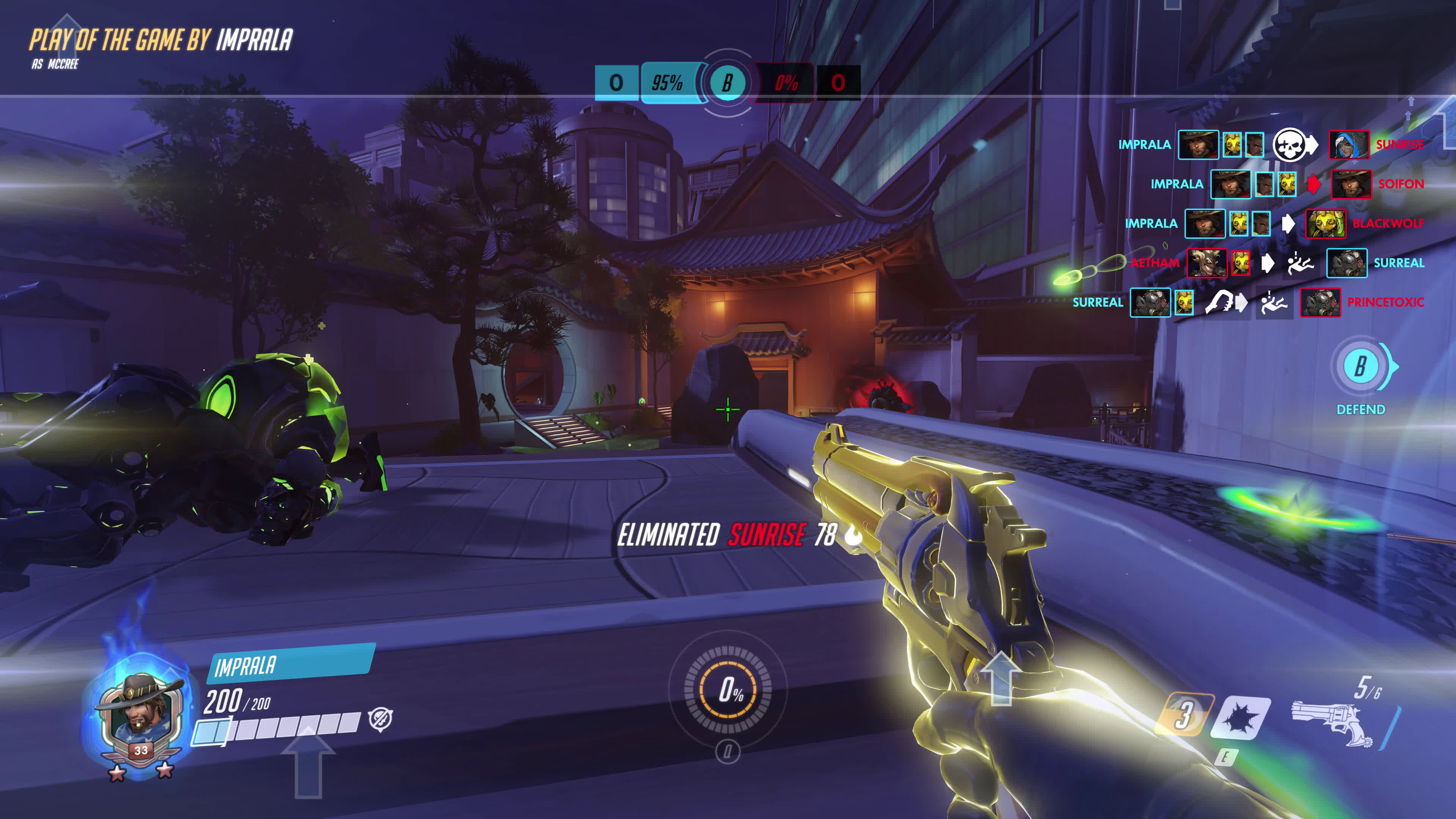 sick cree potg with 3 ult cancels