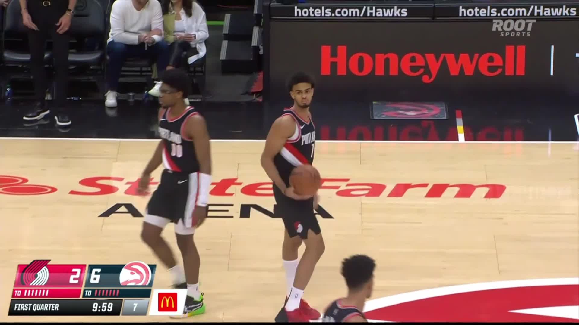 Watch Reath gets the Blazers on the board with the dunk | Streamable