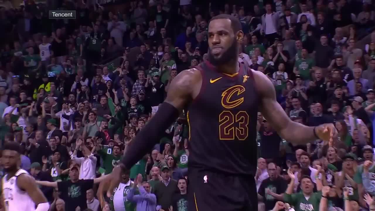 Watch Rookie Jayson Tatum booms LeBron with the monster slam in Game 7 ...