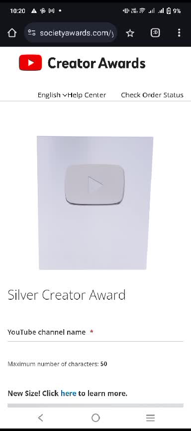 Watch RECORDING OF THE FIRST SILVER PLAY BUTTON CODE I SENT HIM AND PROOF OF ITS WORKING ...