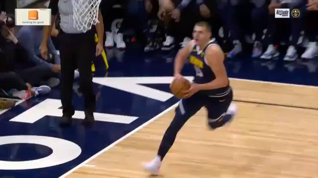 Jokic First Dunk of the Season