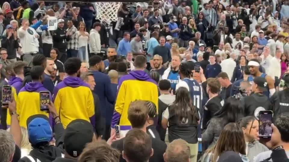 Watch Jovan Buha - Anthony Edwards got into it with the end of the ...