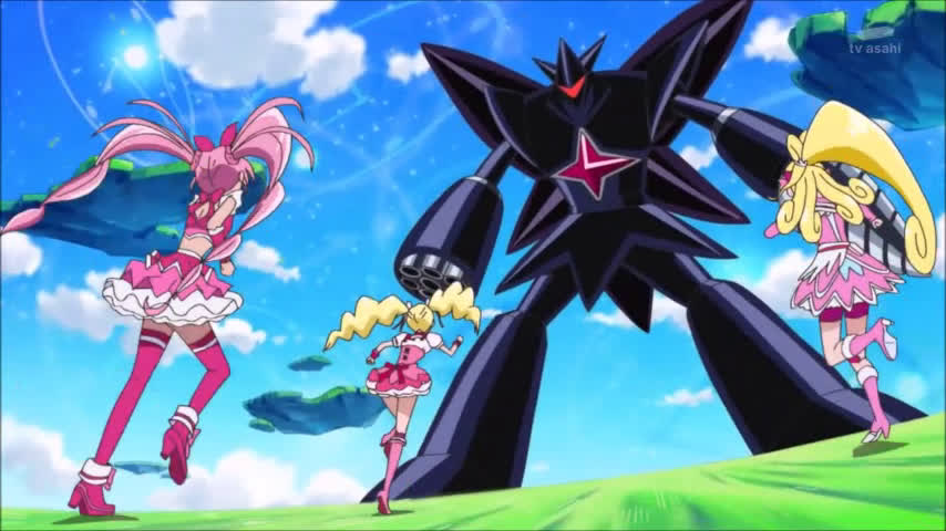 Watch Hugtto Precure Ep37 - Massive Fight Scene With 50+ Precure ...