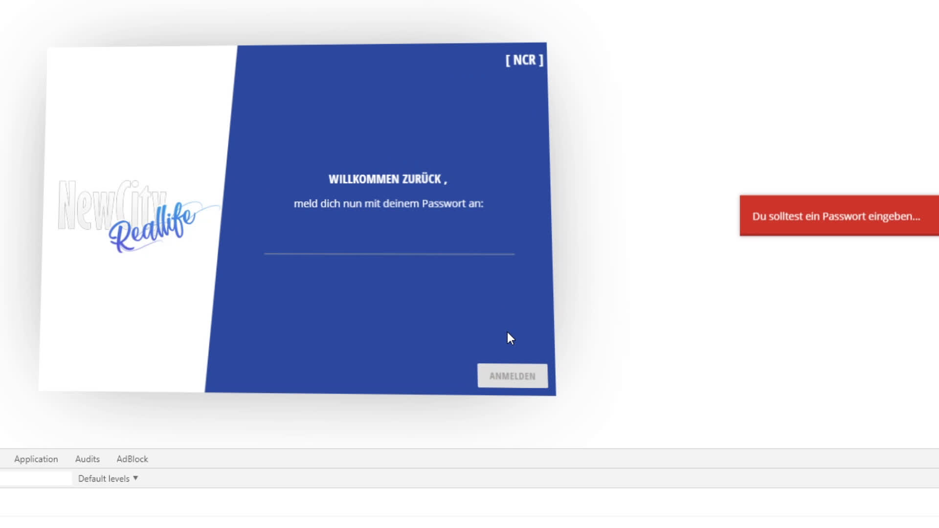 Watch Login Register UI - Login View | Streamable