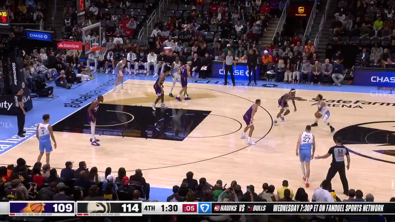 Watch [Highlight] Trae Young Hits Step-Back 3 to Reach 40 and Seal the Win Against Suns | Streamable