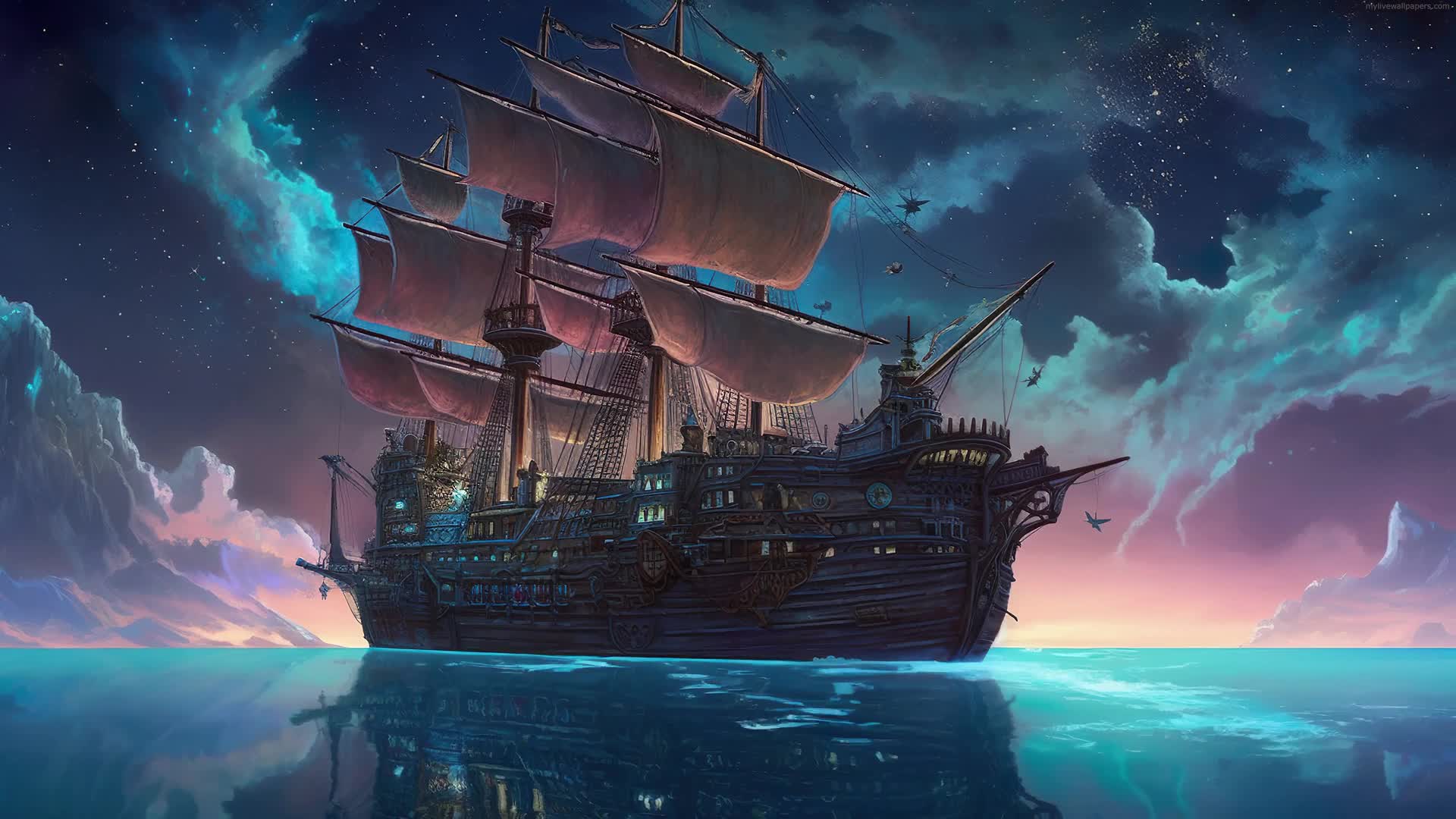 Pirates Ship Live Wallpaper