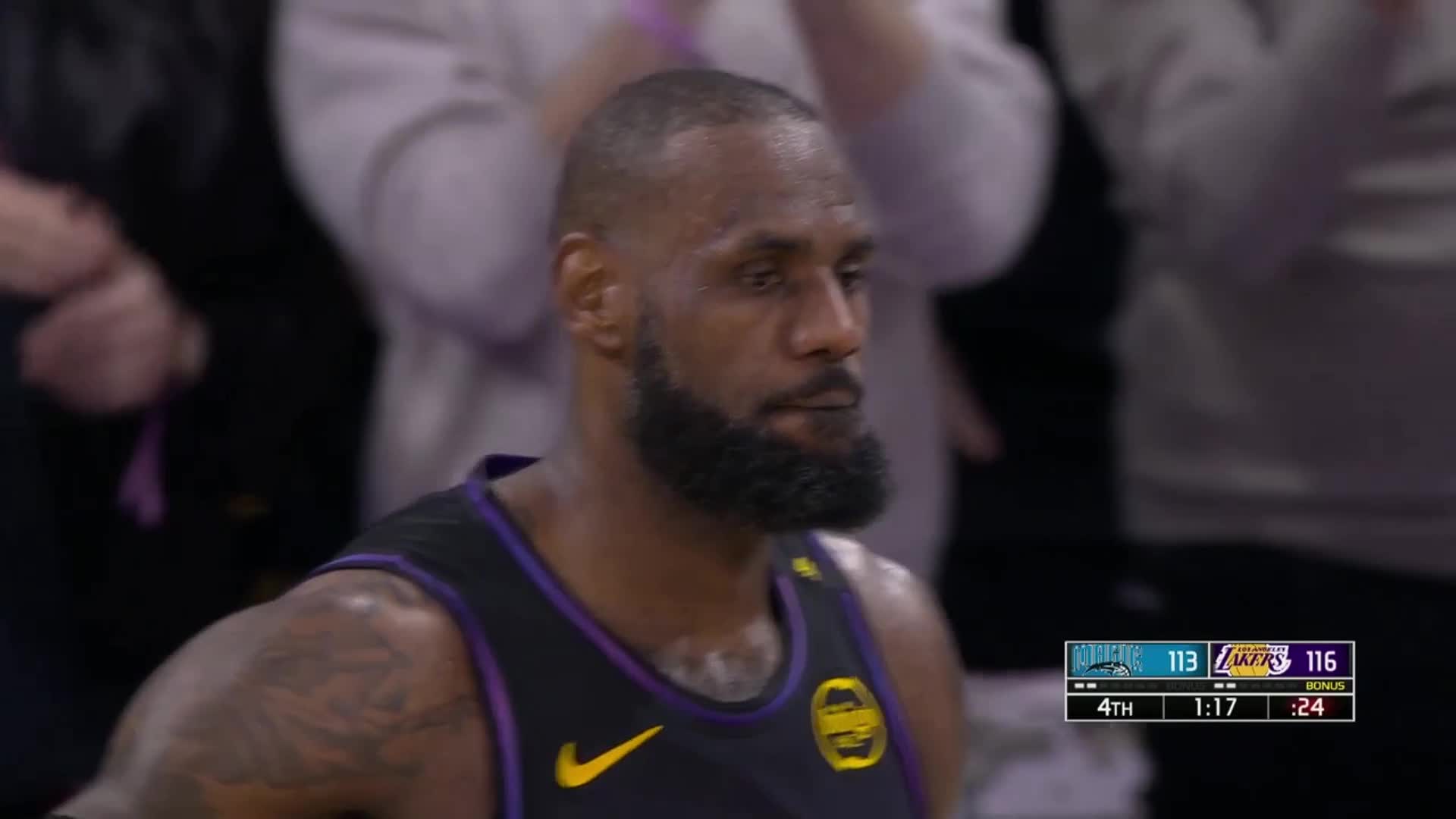 Watch LeBron touchdown pass to AD for the dunk | Streamable