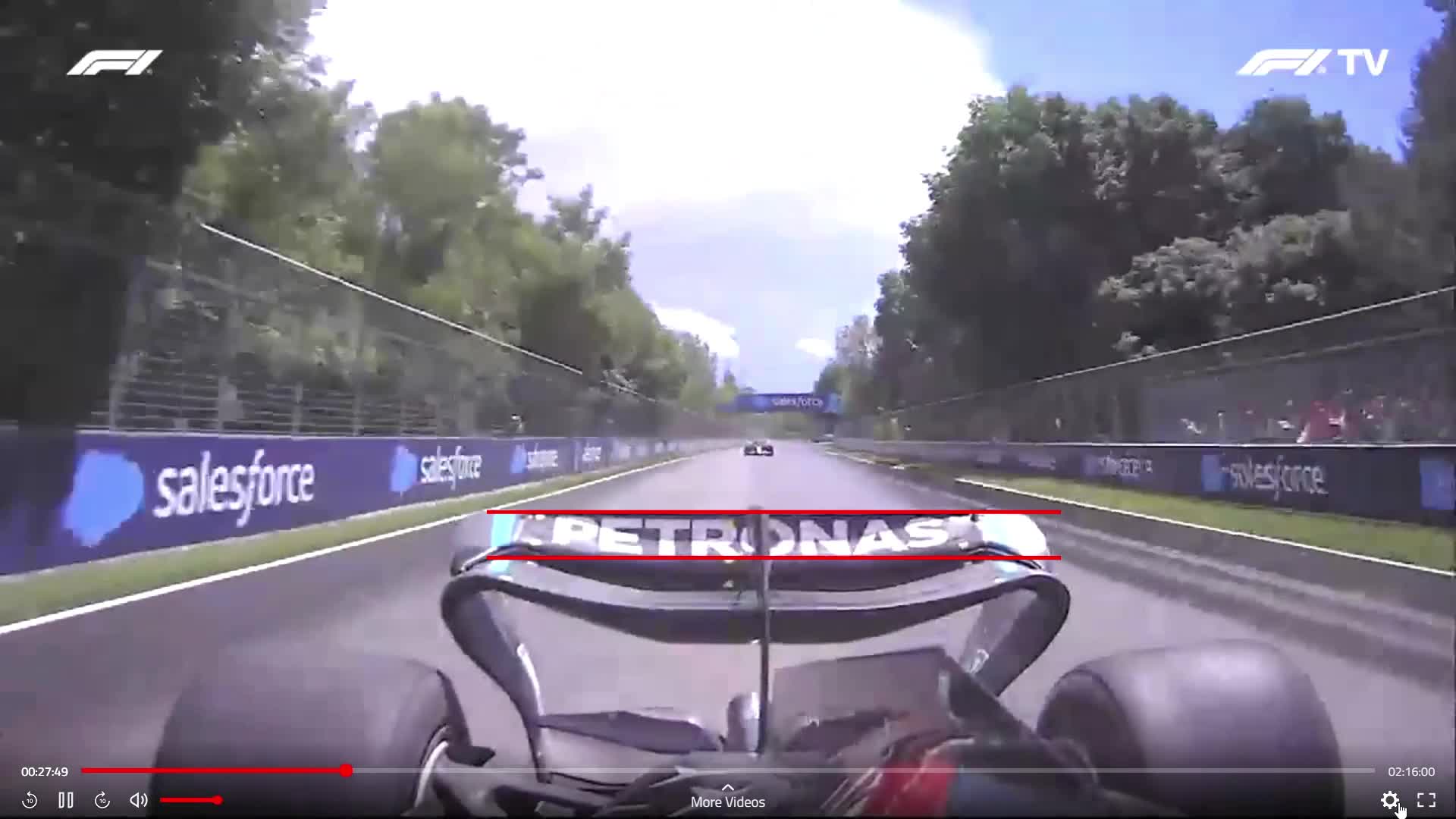 Watch F1 George Russel Rear Wing Flex - Made with Clipchamp | Streamable