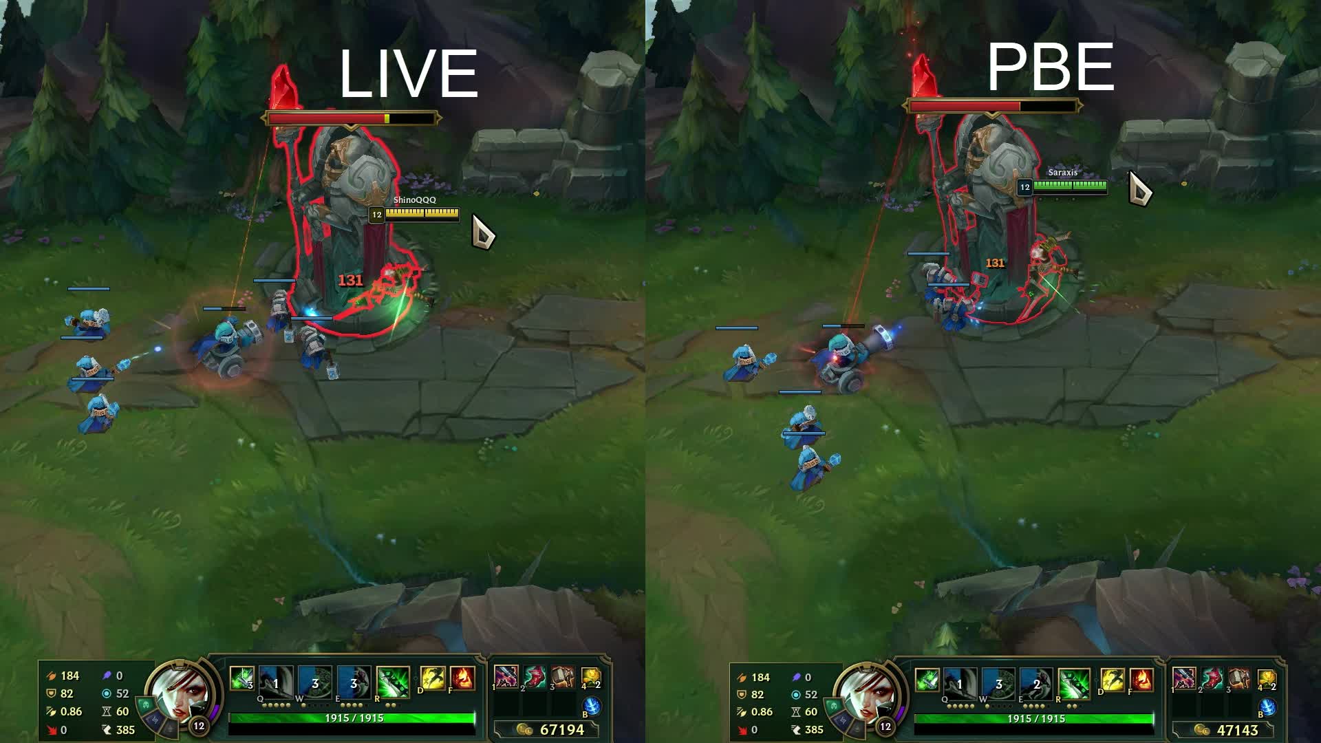 Riven Changes
