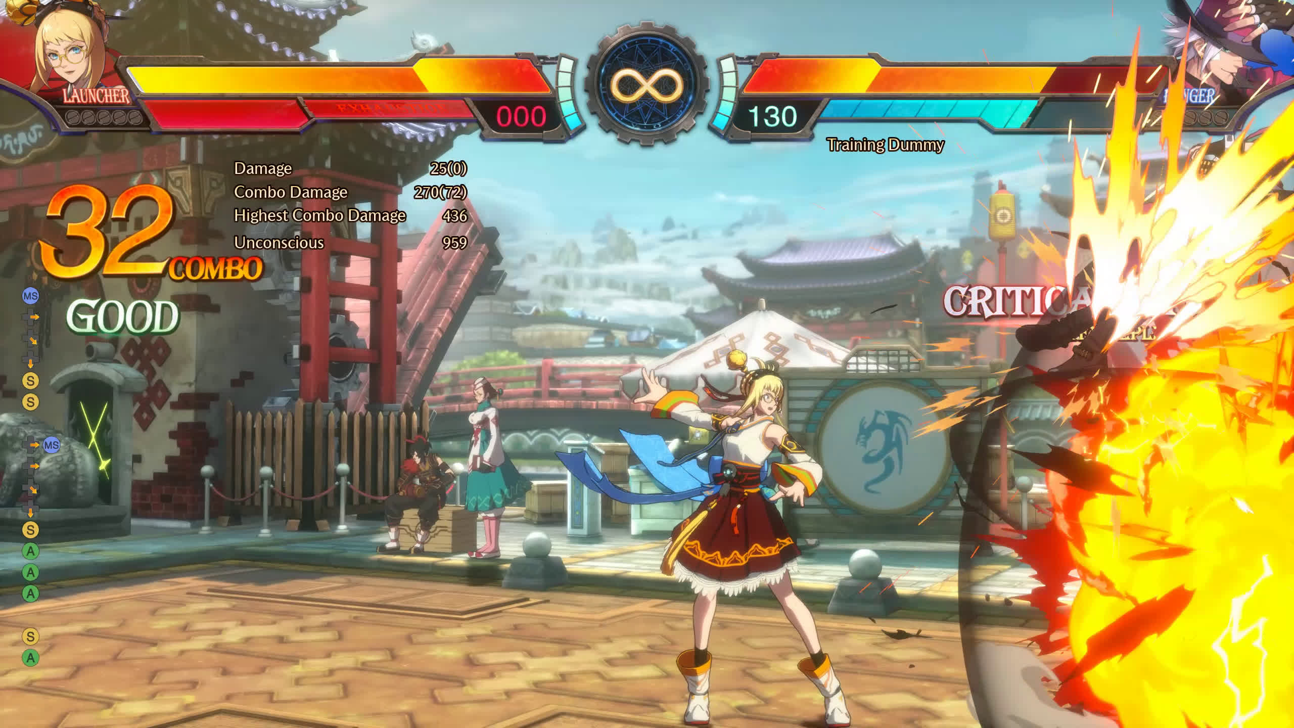 Corner jump-in (341 damage)