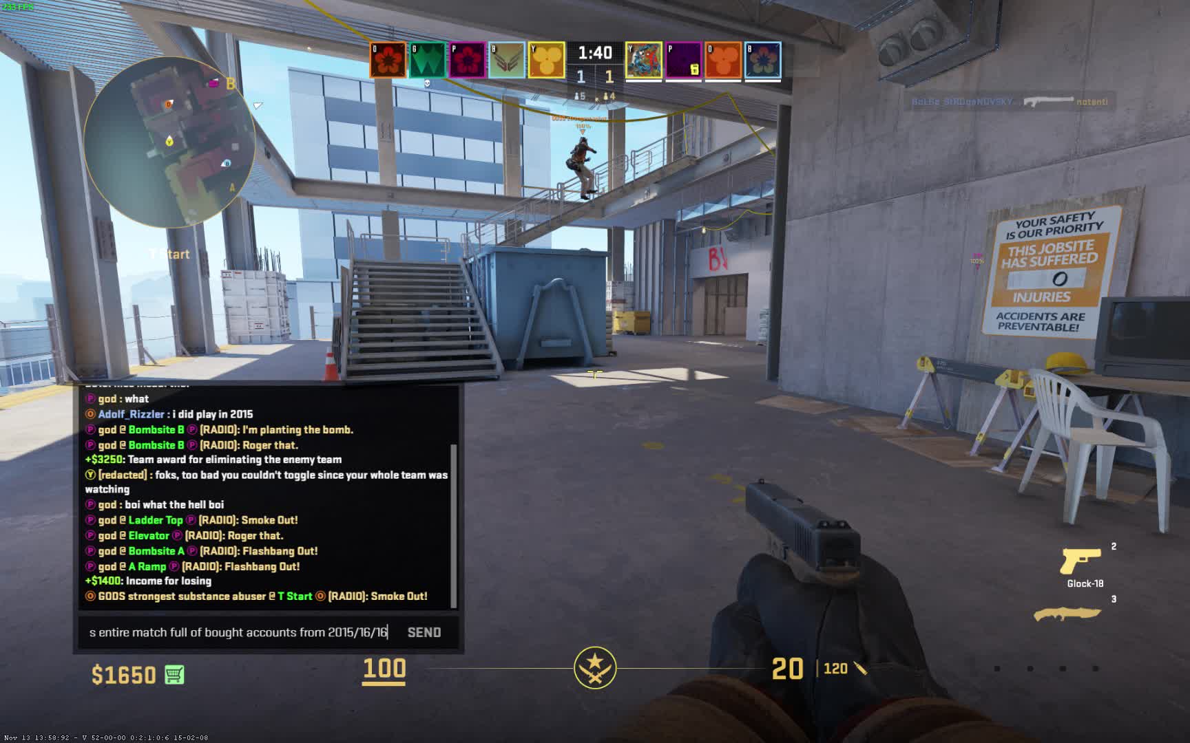 Watch Player that can warp around | Streamable