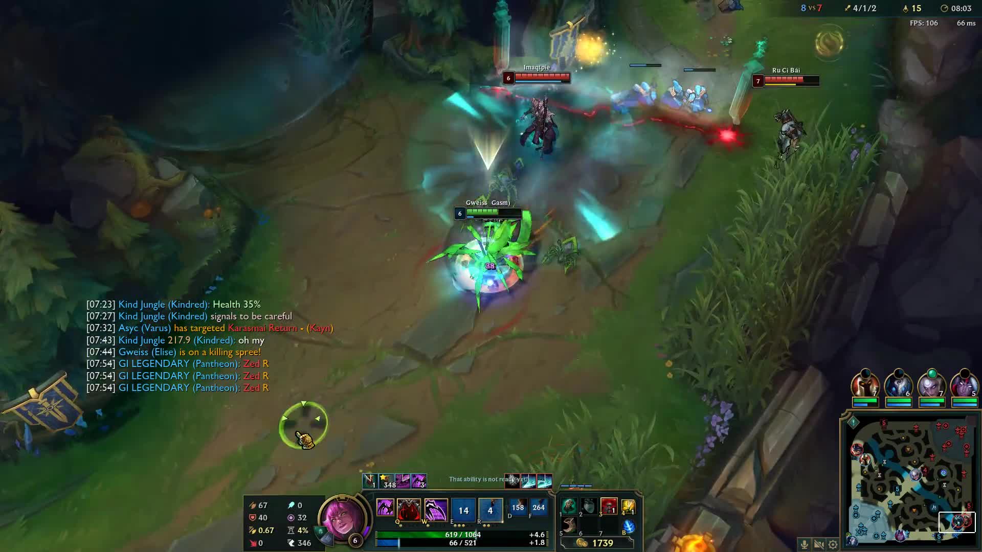 lmfaoooo elise support op!