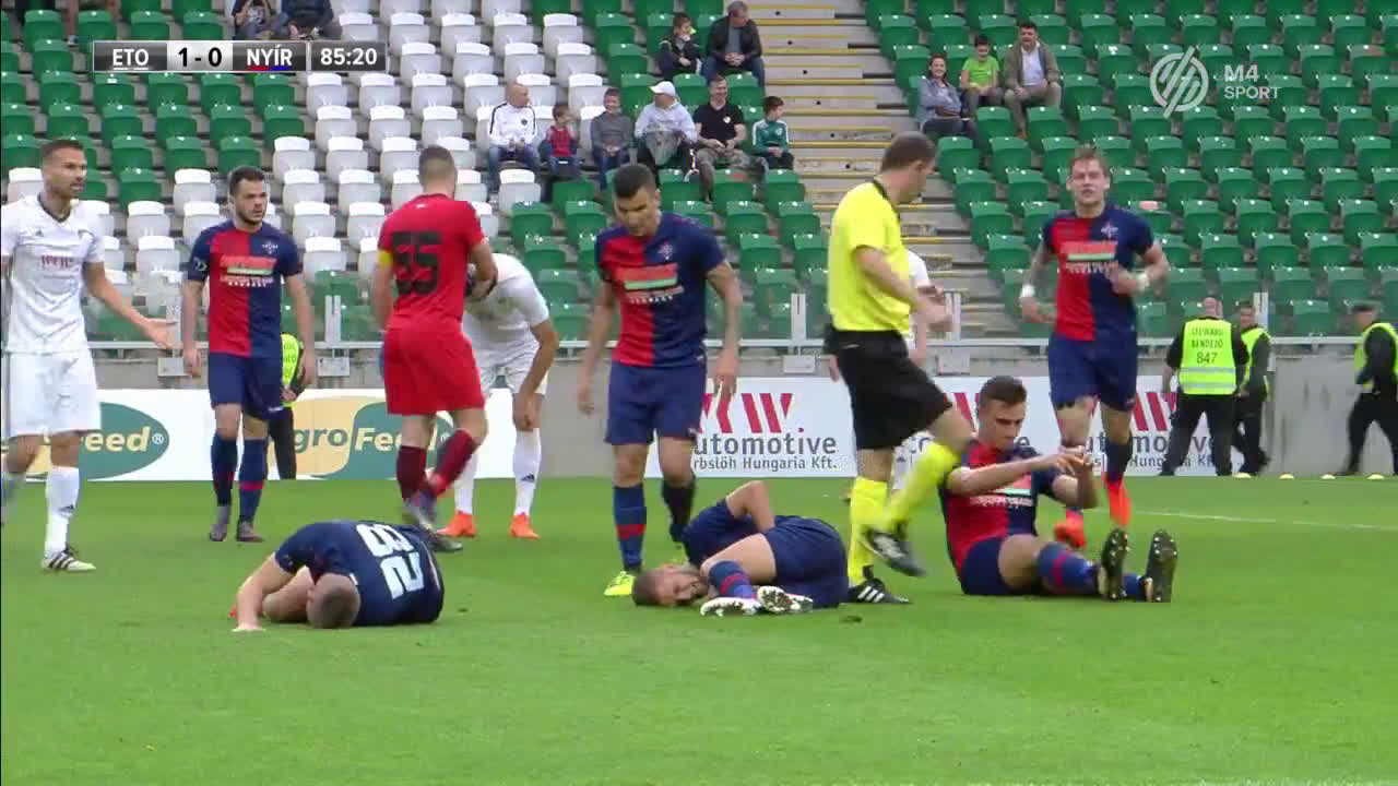 Győri ETO - Nyíregyháza Spartacus - 2018.04.16 - 3 Spartacus players ...