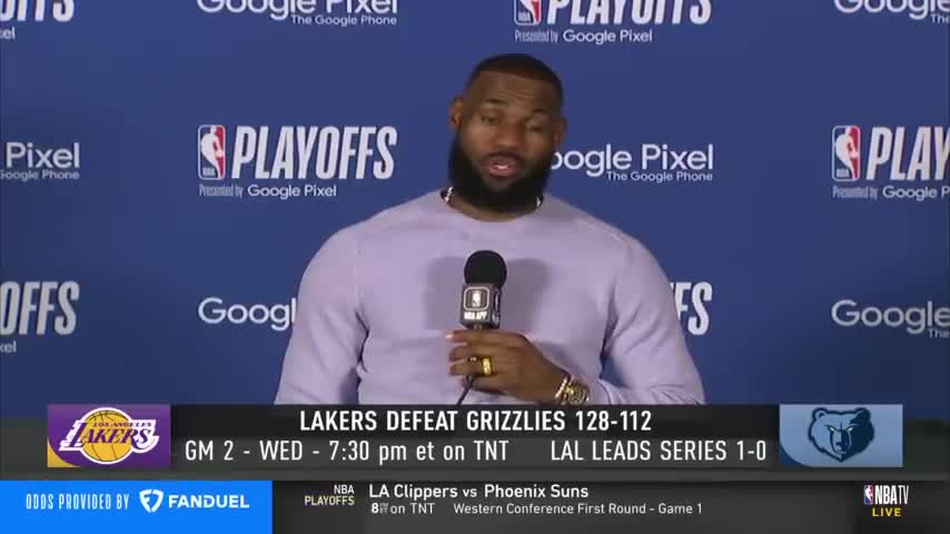 SnapSave.io-LeBron James talks Game 1 win, Austin Reaves & Hachimura ...