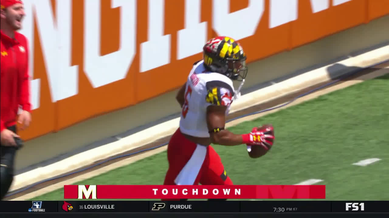 Terps' Johnson answers Texas with TD run-20547801