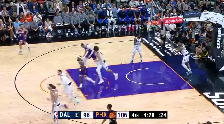 Watch [Highlight] KD hits the jumper over Luka and calls him "too little" | Streamable
