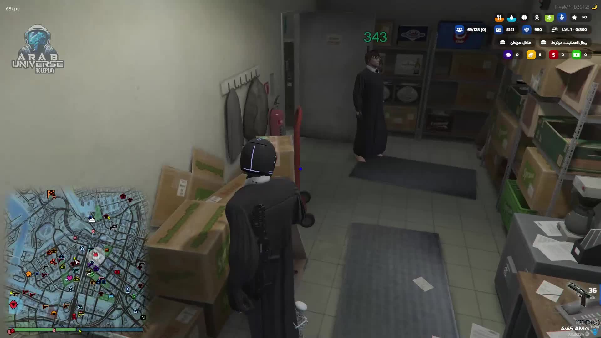 FiveM® by Cfx.re - AU₰ Arab Universe RP discord.gg_HMC2fBG 2024-01-07 ...