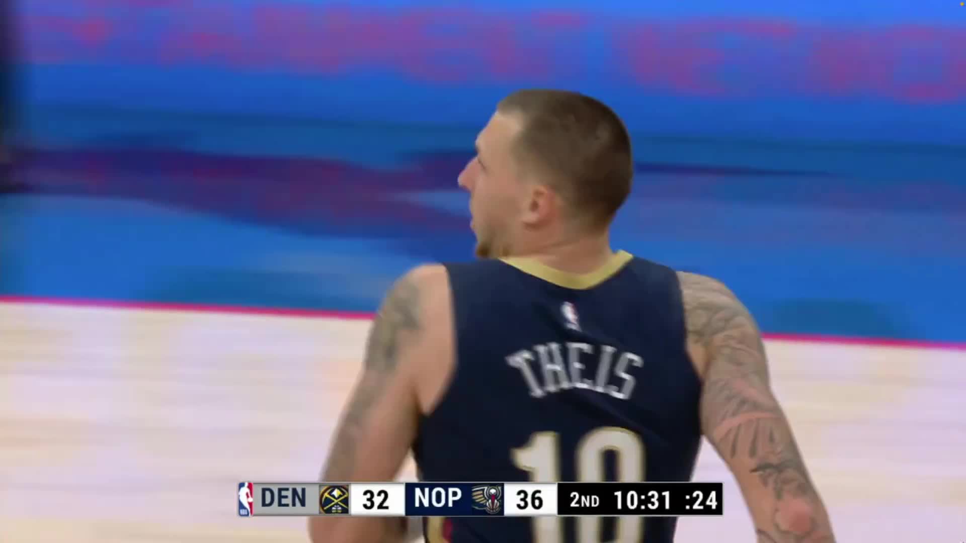 Watch [Highlight] Daniel Theis throws the Alley Oop to Brandon Boston Jr and Russell Westbrook ...