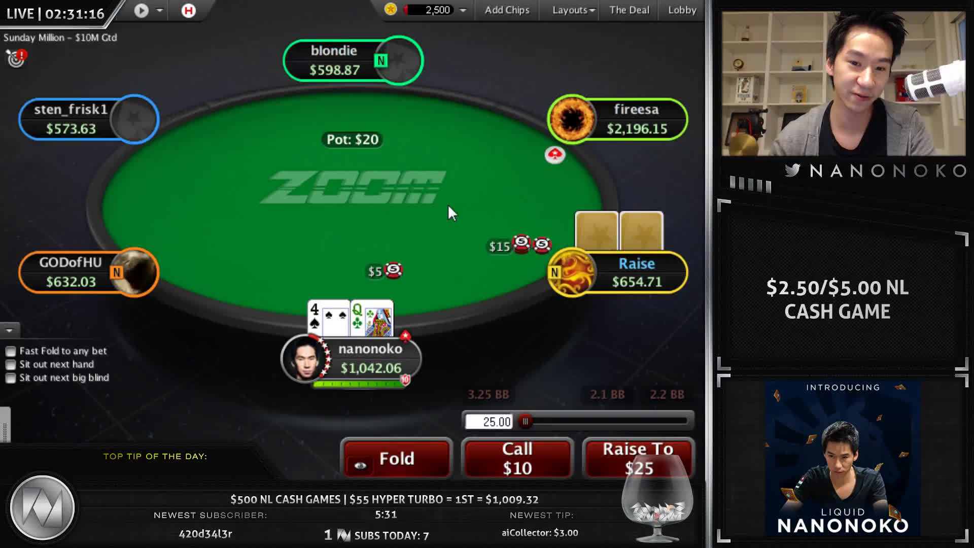 nanonoko with the shade