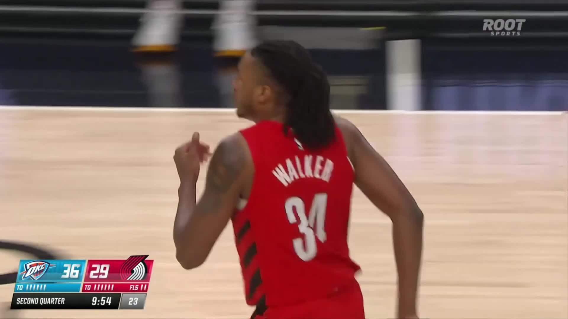 Watch Walker with excellent defense on one end and the rebound and putback on the other | Streamable