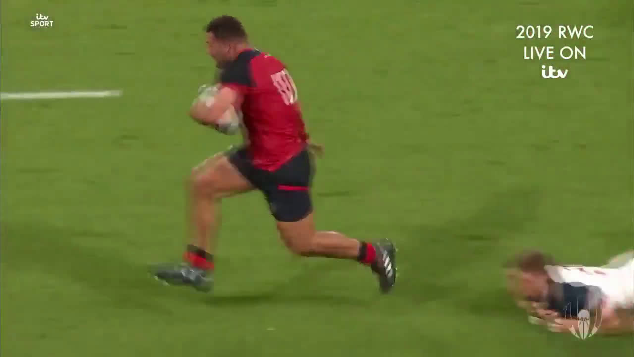 Watch Ellis Genge Rampaging Run Sets Up Cokanasiga vs USA | Streamable