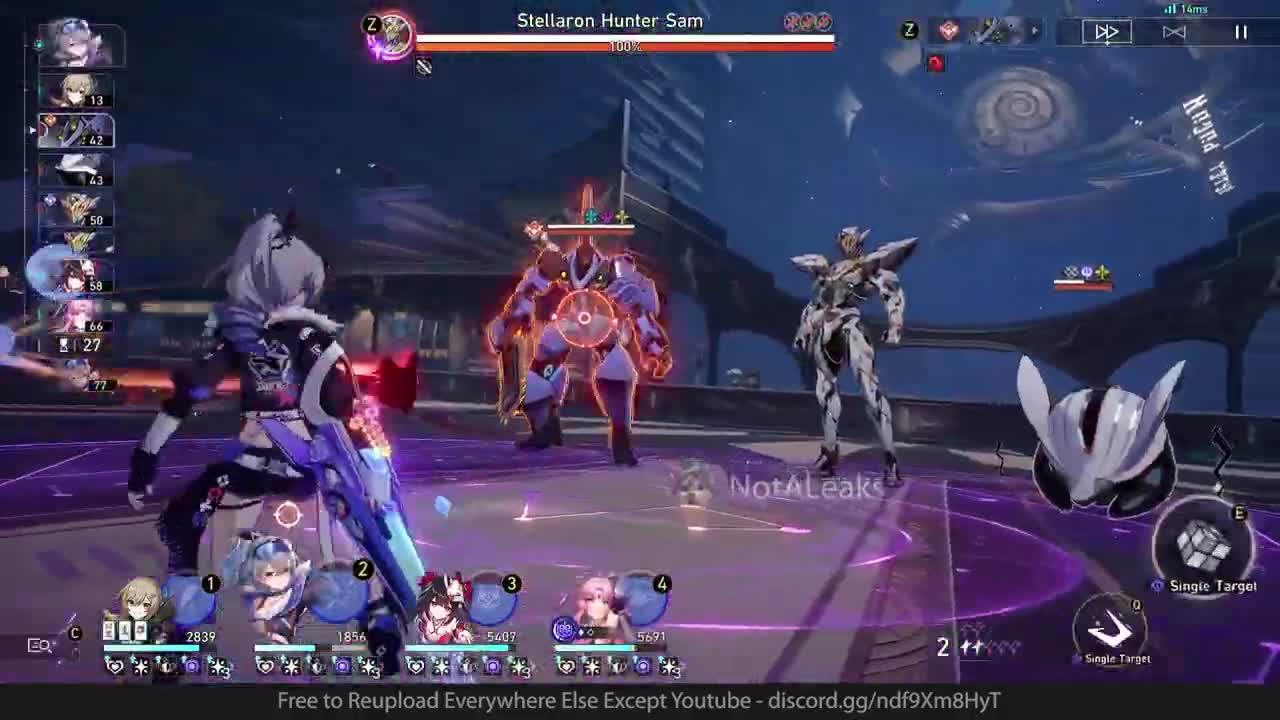 Sparkle (Hanabi) Qingque Silver Wolf Fu Xuan Gameplay vs Memory of ...