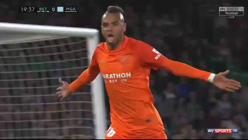 [848x480] Youssef En Nesiry Goal HD - Betis 0-1 Malaga 30.04.2018 ...