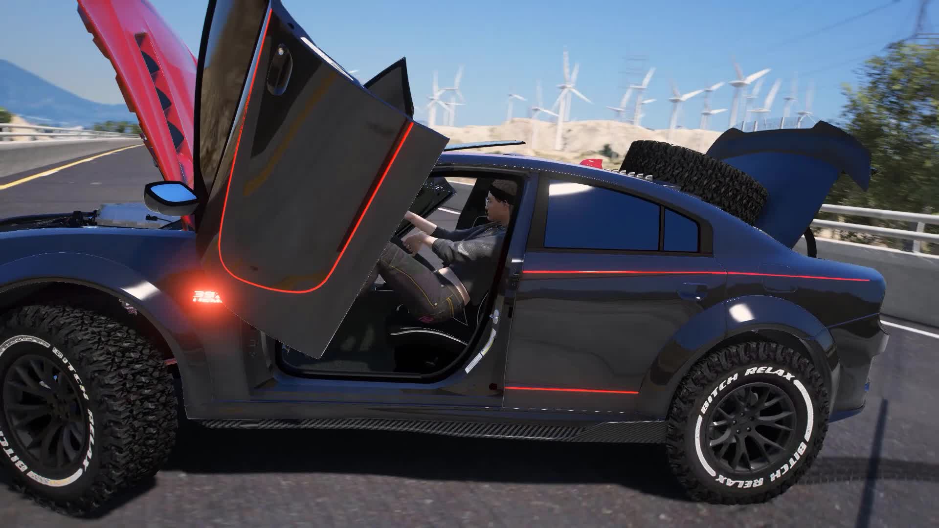 2023 Dodge Charger Murcielago OFF-ROAD((Animated Lights)) Destru´s Garage