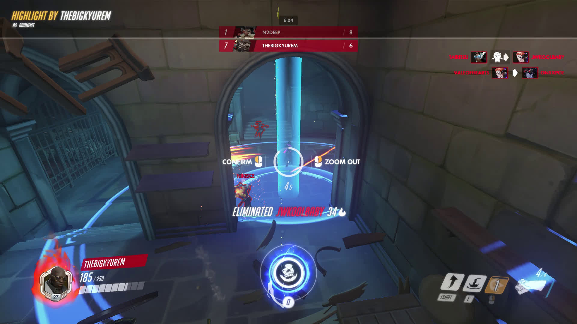 Doomfist Meteor Strike Bug