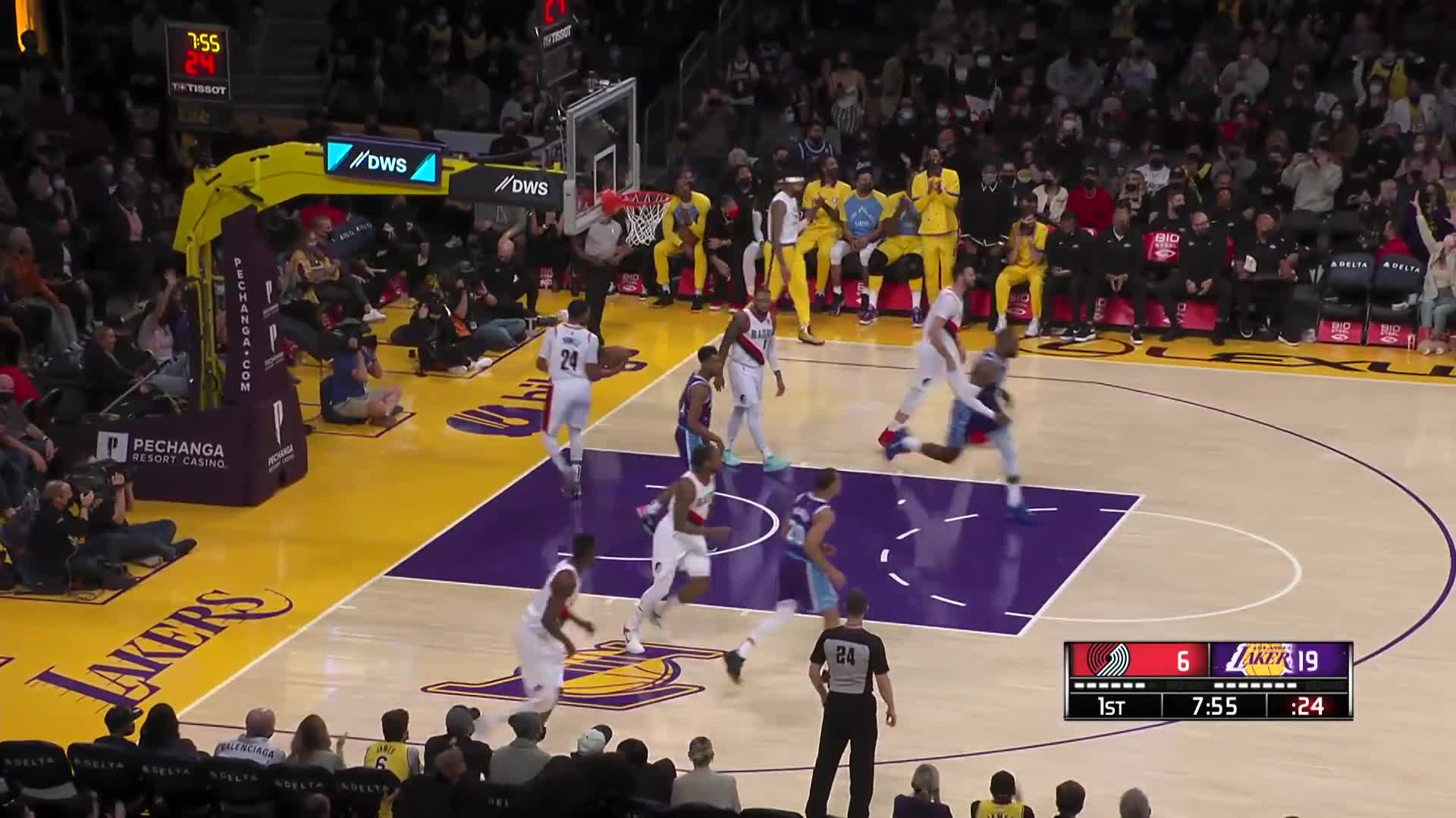 LeBron hyping up