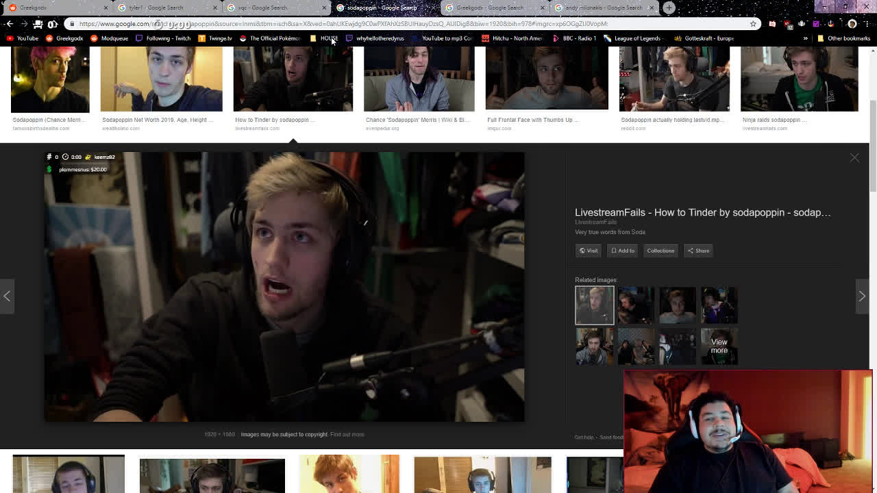 Soda asks Tyler a question.