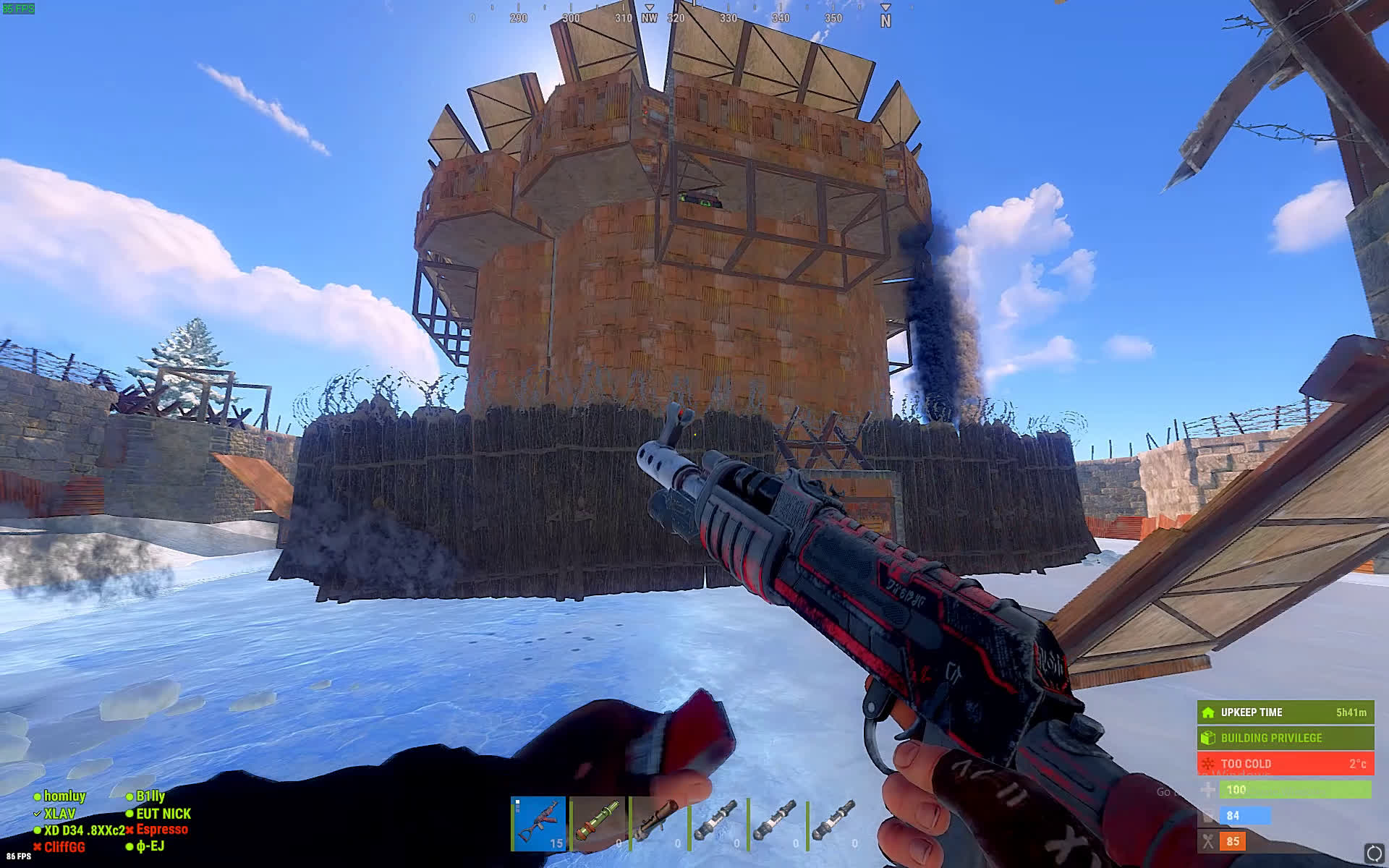 we're getting raided