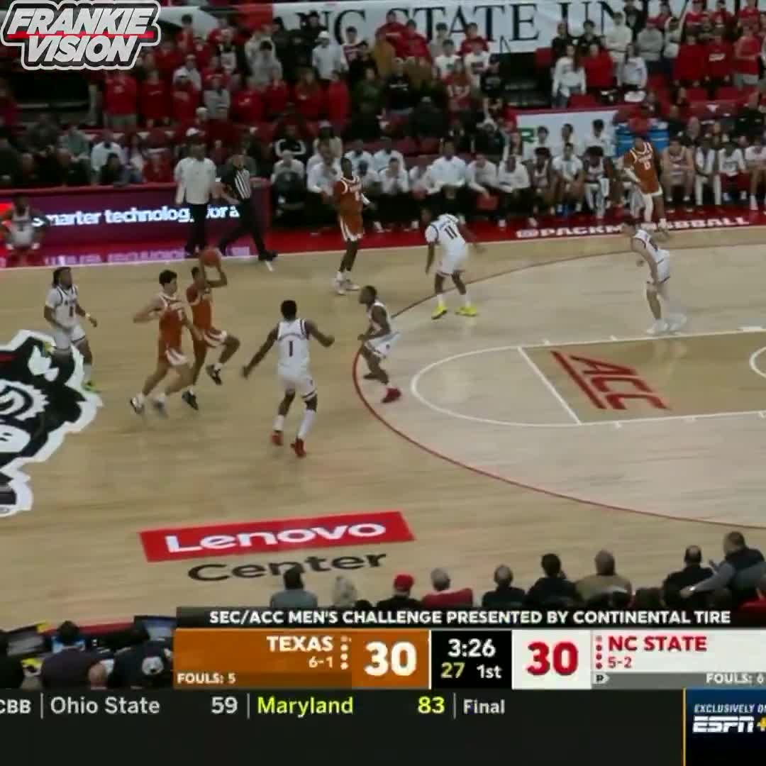 Watch Frankie Vision - Tre Johnson vs NC State… 18 PTS (7-15 FG, 4-6 3PT) 2 REBS He is avg 21 ...